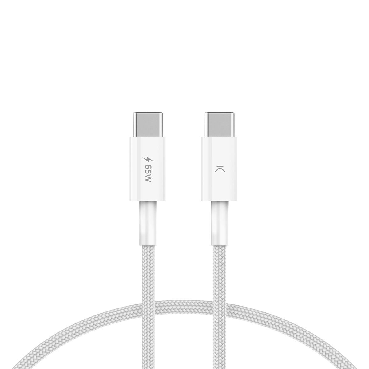 Cable de carga y datos USB-C a USB-C KSIX 65 W, Compatible Power Delivery, Carga ultra rápida ...