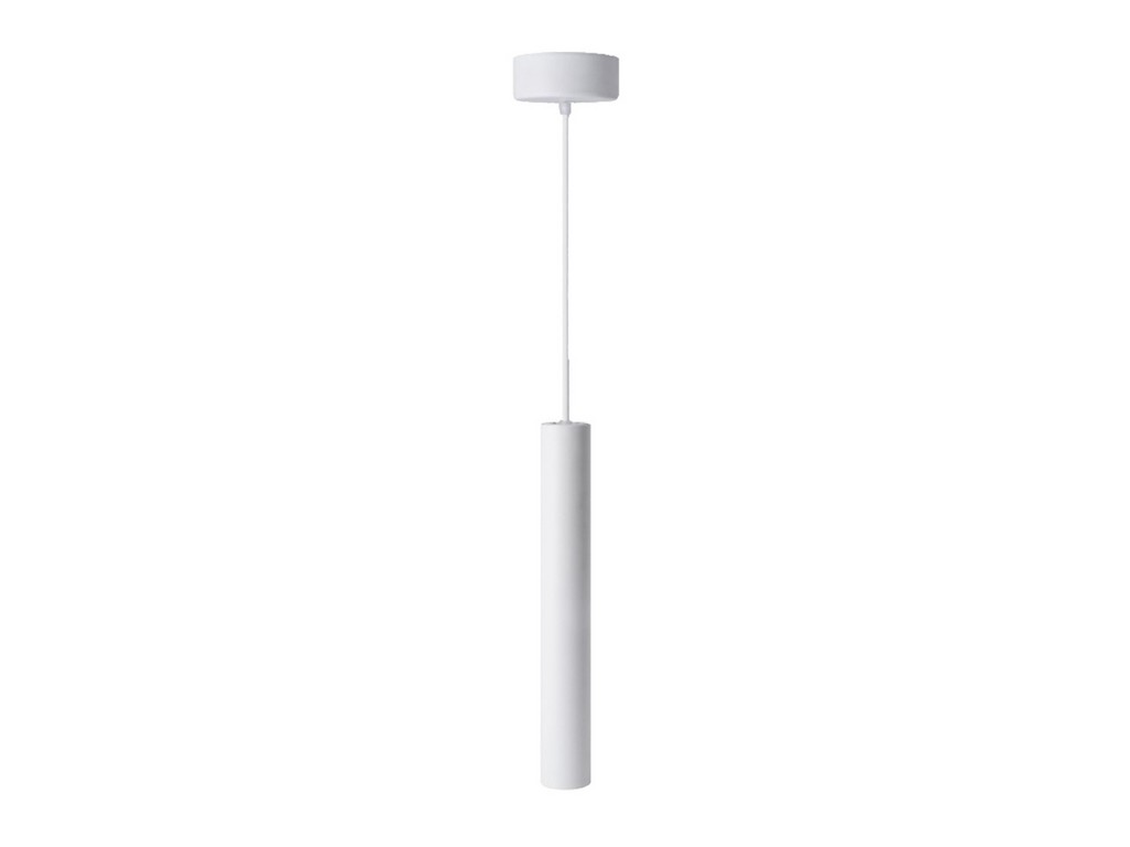 LAMPARA LED COLGANTE TUBULAR 300MM 8W 3000K 24º 230V BLANCO | Leroy Merlin