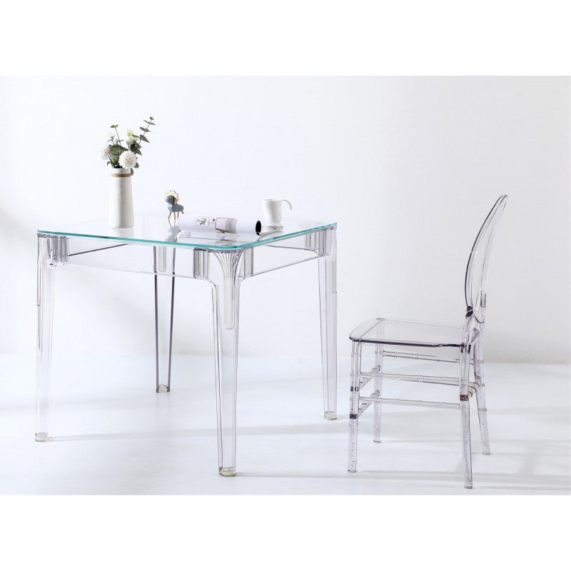 Chaise design transparente Felicia | Leroy Merlin