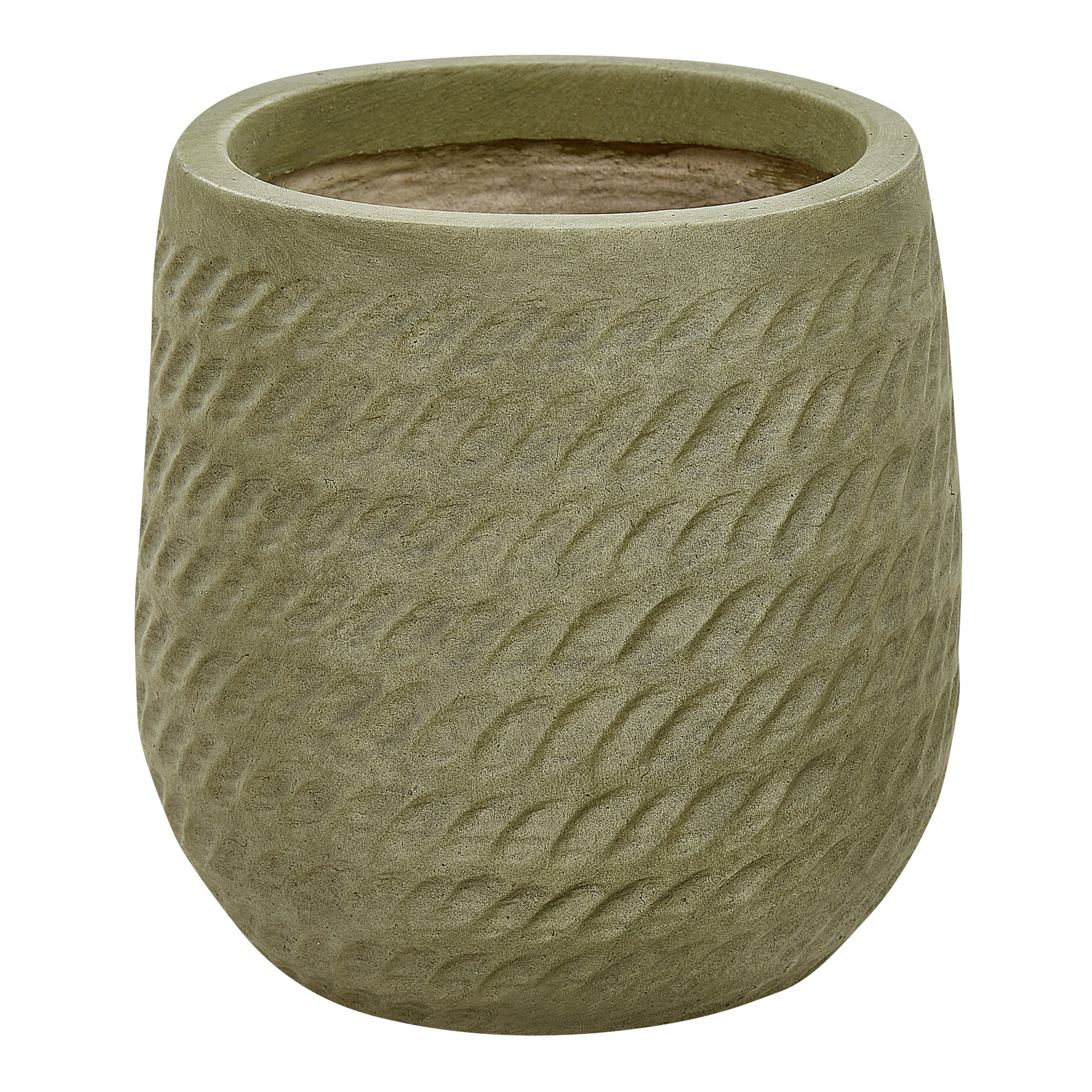 Cache-pot LIVADIA 19 cm Vert olive | Leroy Merlin