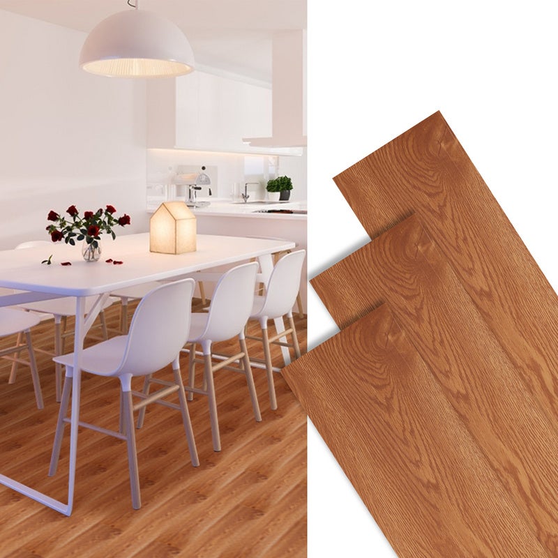 Revêtement de Sol Adhésif PVC Vinyle 63 Pièces 8,78 m² Night Oak Chêne ...