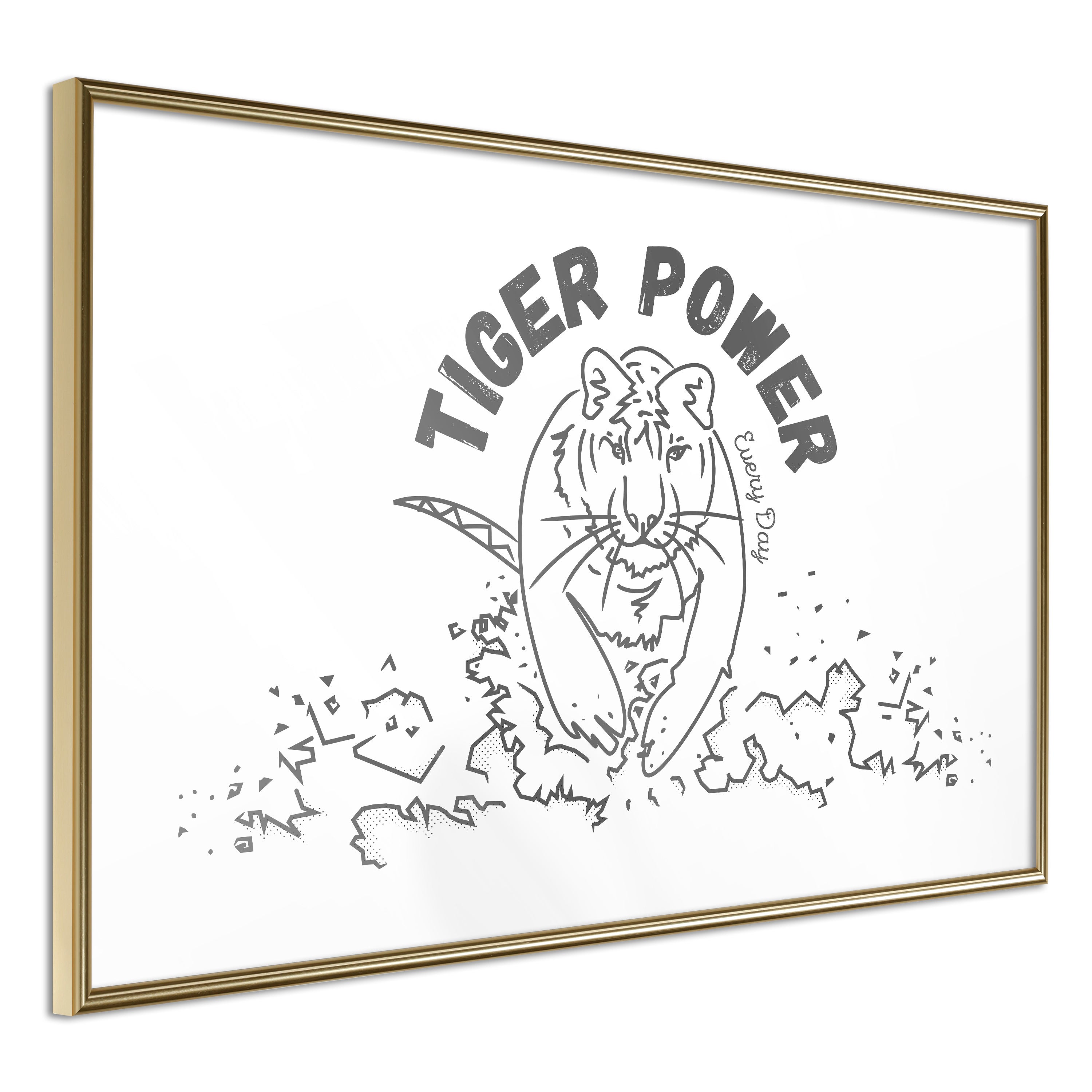 Poster et affiche - Inner Tiger - 90x60 | Leroy Merlin