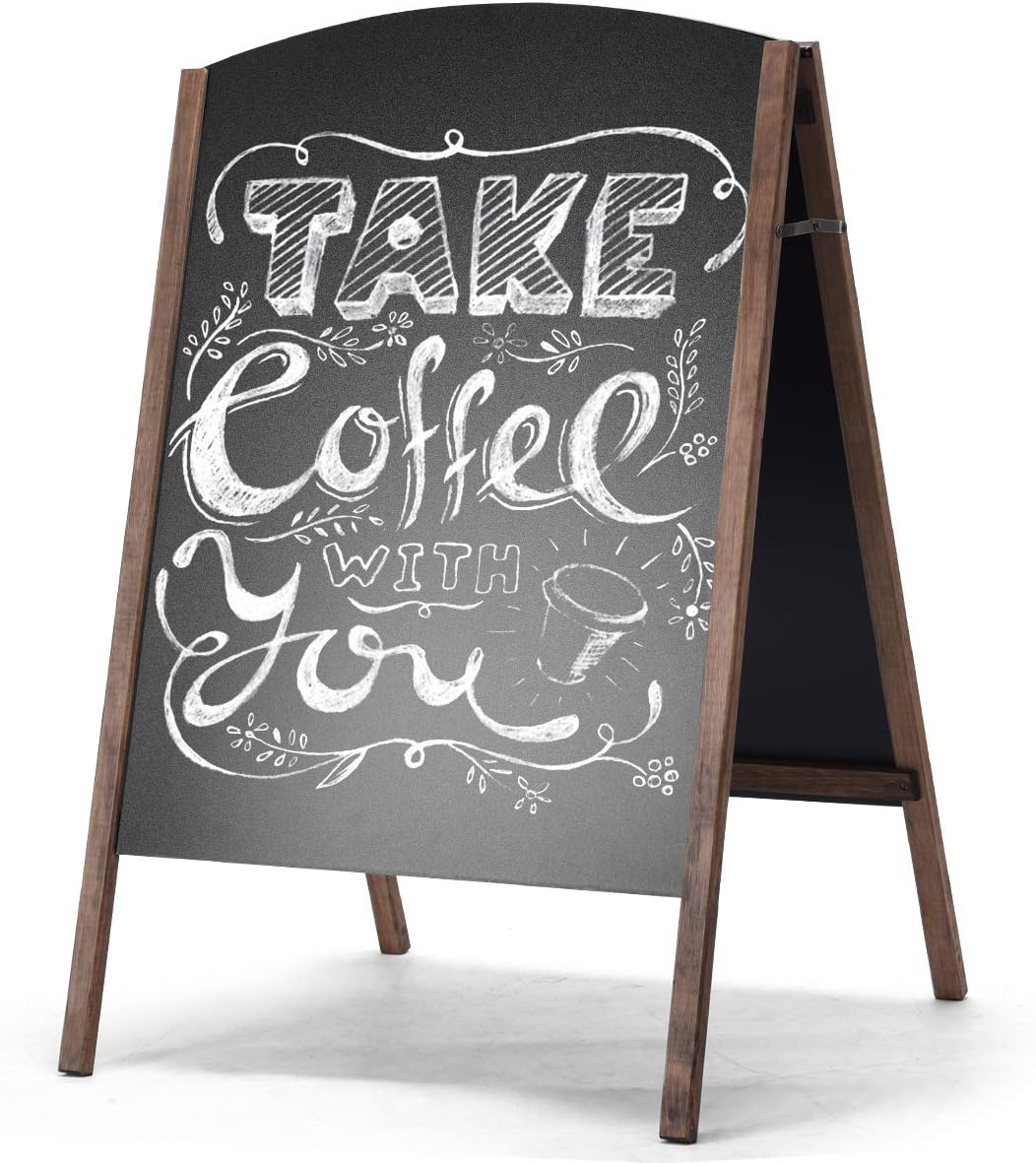 Panneau Publicitaire Exterieur, Tableau Noir, Porte-affiche Sur Pied en ...