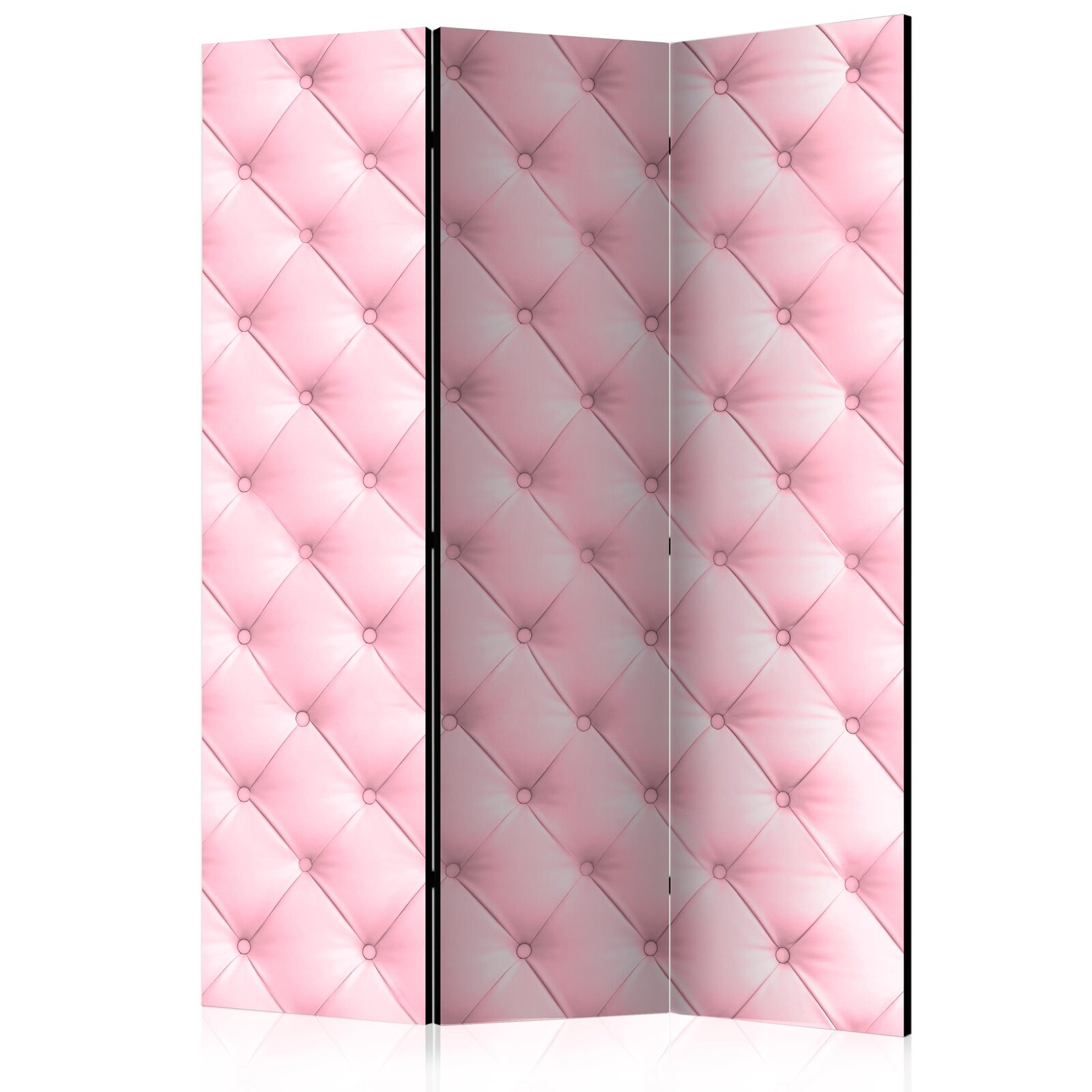 Paravent 3 volets design Candy Marshmallow élégant 135 x 172 cm Rose ...