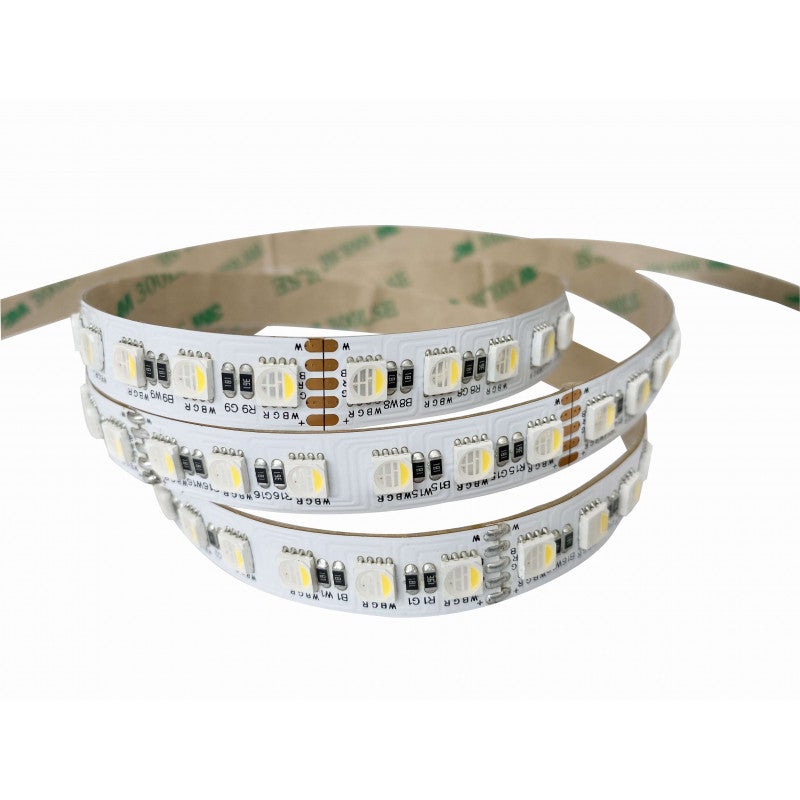 Ruban LED RGBW Blanc Naturel 4000K 96 LED/m 27W/m - Longueur 10m ...