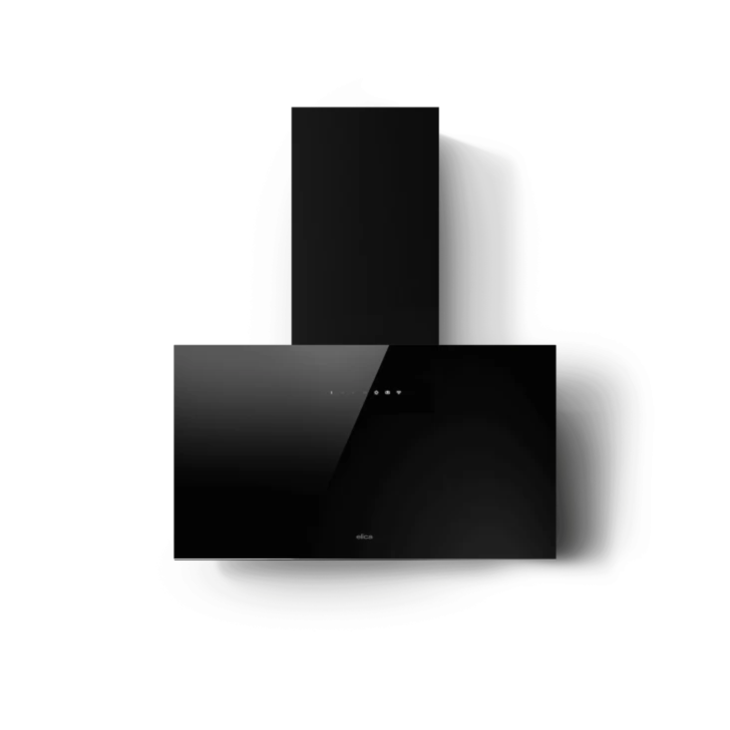 Hotte cuisine Elica murale PLAT noir 80 cm | Leroy Merlin