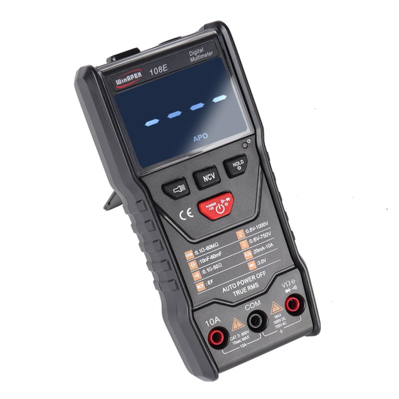Multimètre numérique 108E 6 000 points, True RMS, test d'identification ...