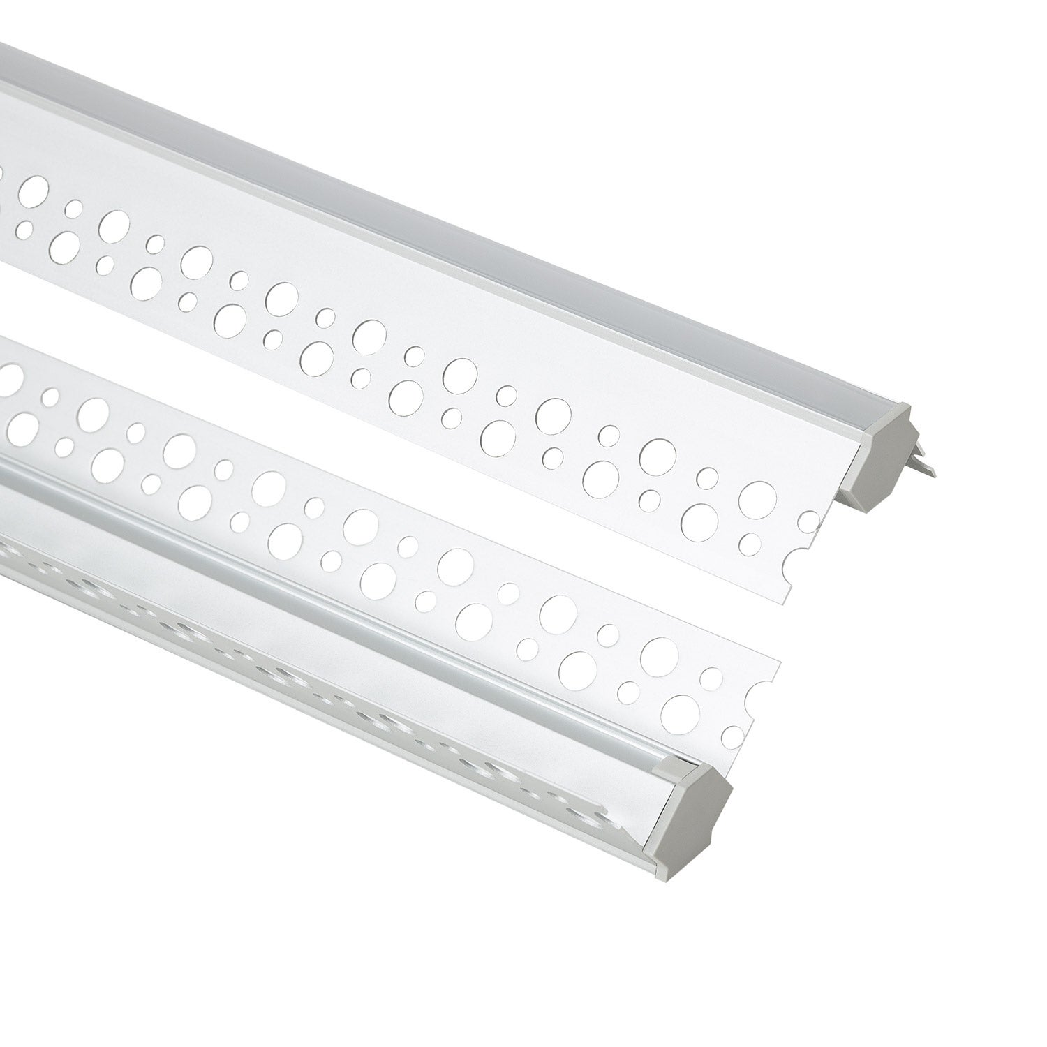 Profilé Aluminium Intégration Plâtre/Placo Angle Arista Tira LED jusqu ...