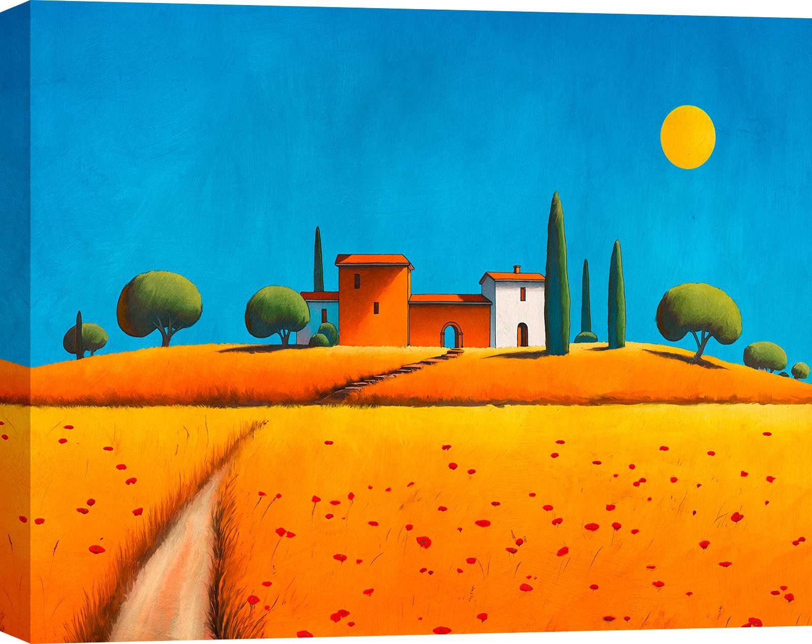 Cuadro moderno paisaje - impresión sobre lienzo - Stefano Renaldi ...