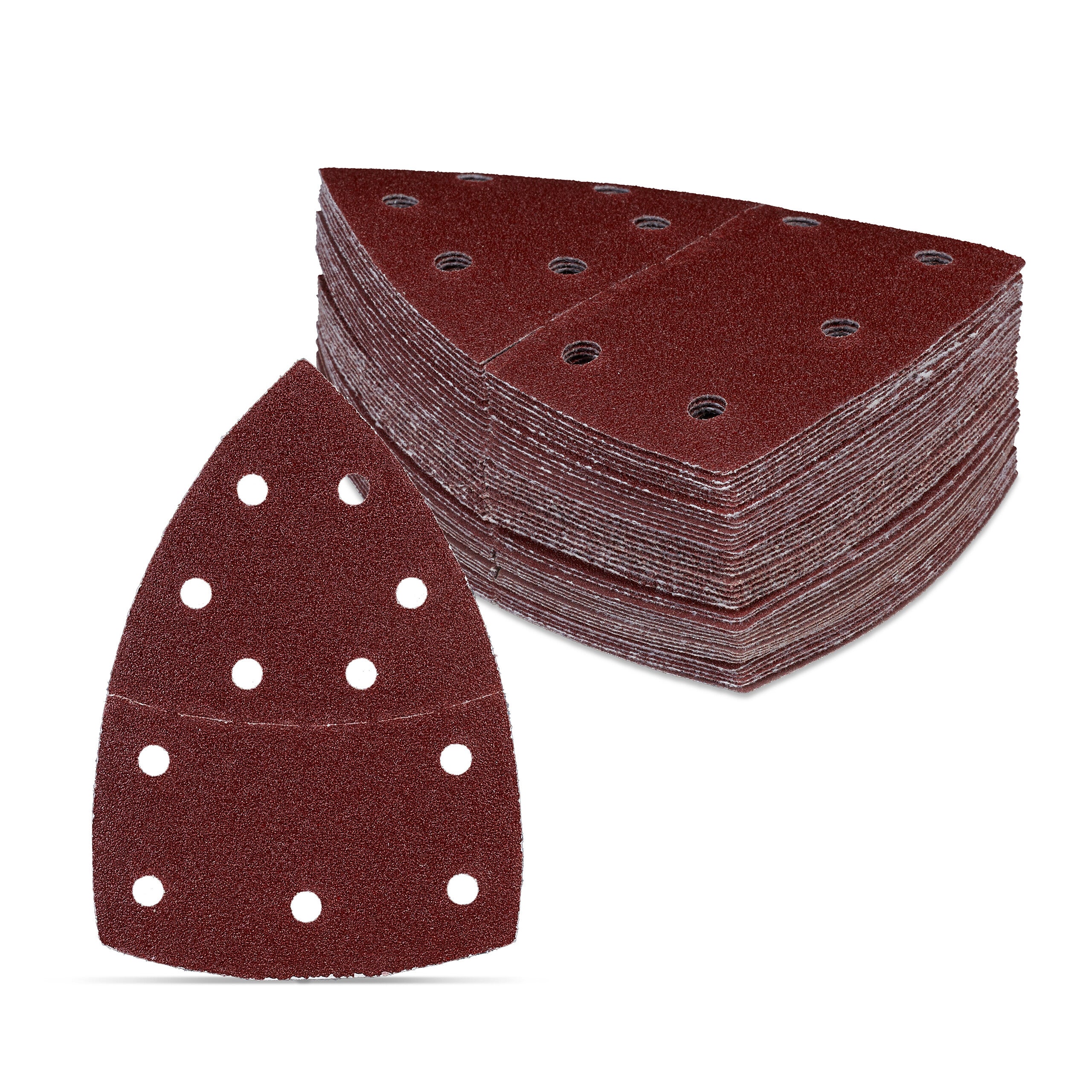 Relaxdays Papier abrasif pour la ponceuse, 50 papiers, grain 40, 80 ...