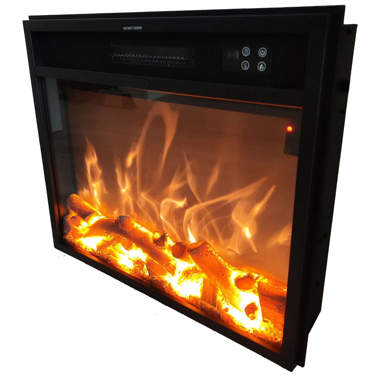 Quemador Insertable Chimenea Eléctrica Fuego 1500w Negro. Chimenea ...