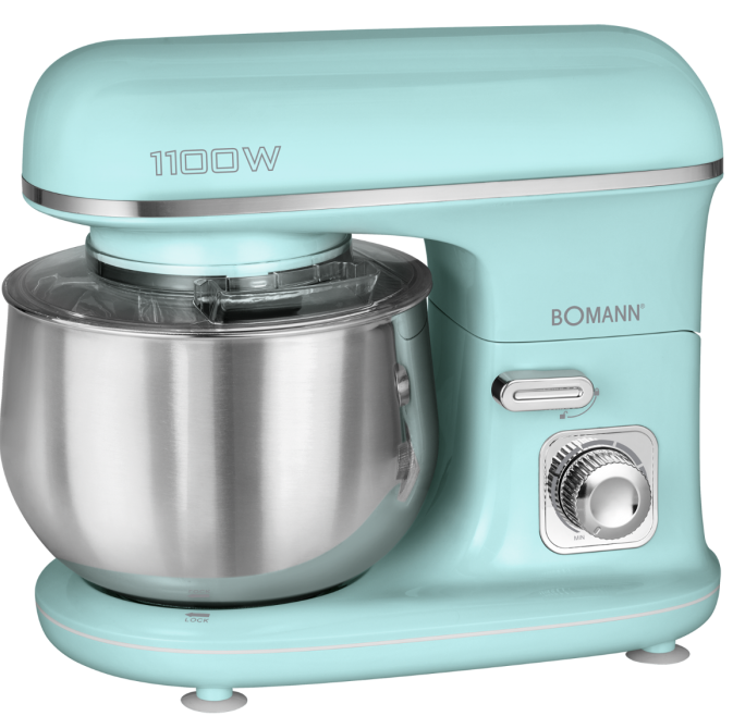 Procesador de alimentos Bomann KM 6030 CB 1100 W 5 L Color menta ...