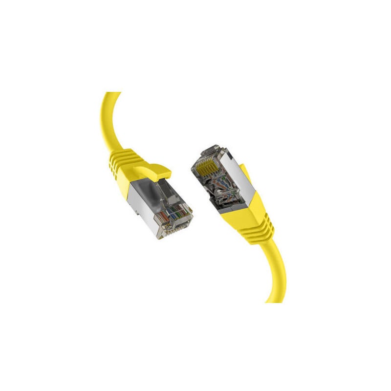 Efb cat8.1 amarillo 7,5m rj45 cable de red s ftp pimf | Leroy Merlin
