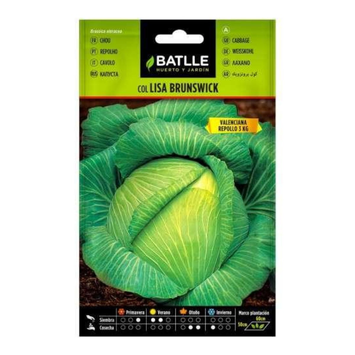 Semillas de Col repollo Brunswick | Leroy Merlin