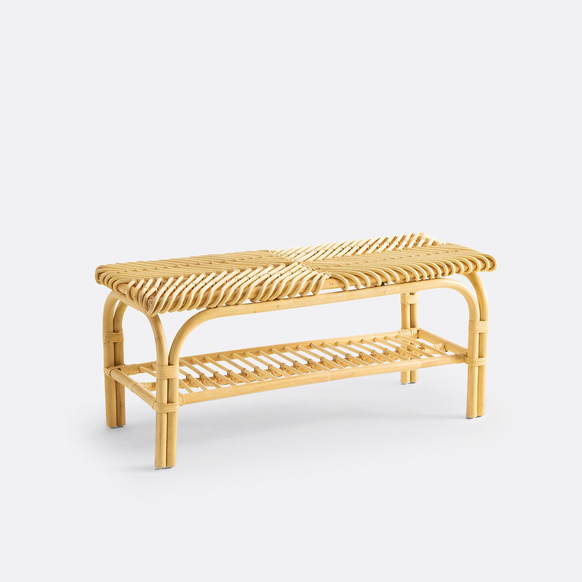 Banc rotin Malu - Naturel - taille unique | Leroy Merlin