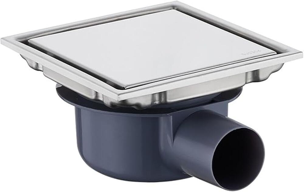 Siphon de sol carré anti-odeurs, double filtration, 15 cm, siphon de ...