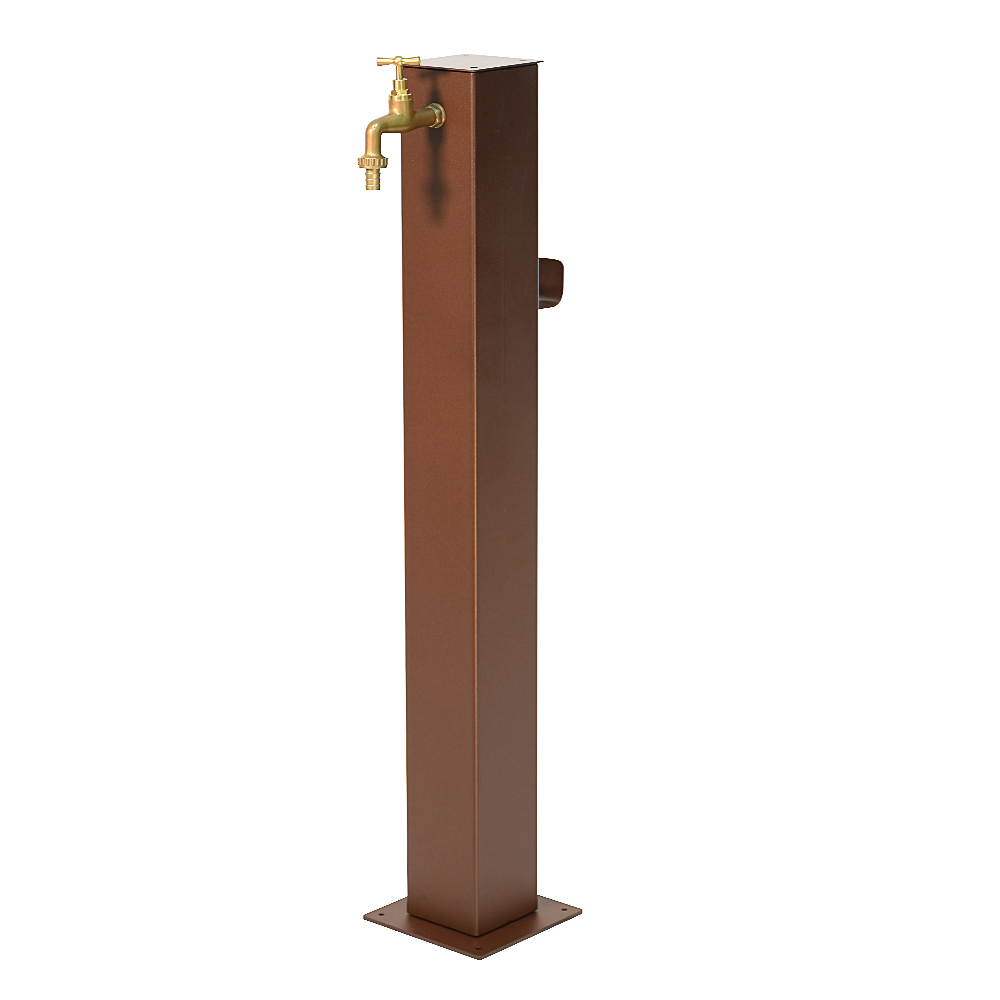Fontaine colonne de jardin en corten - Design moderne et durable ...