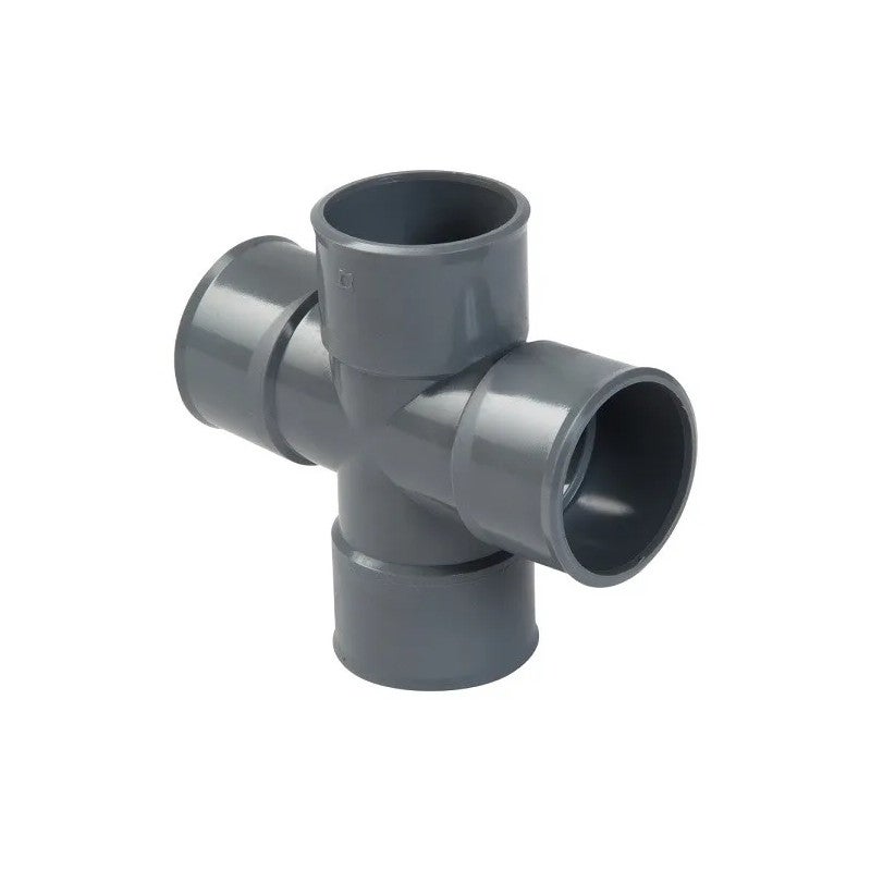 Croix PVC 87 degré 30 (90 degré) Femelle/Femelle, 32 | Leroy Merlin