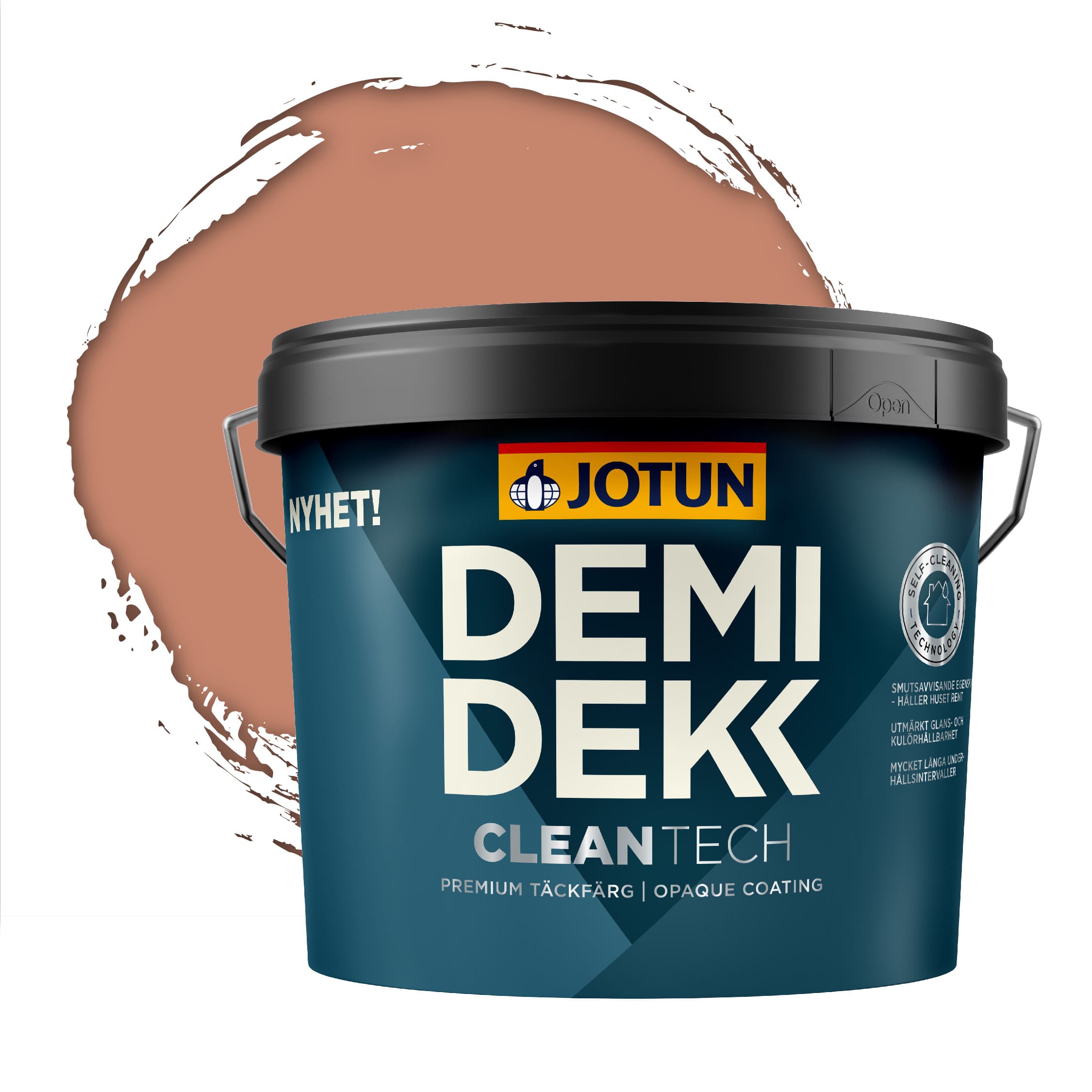 JOTUN - Peinture Bois, Lasure Opaque pour Extérieur Satinée - DEMI DEKK ...