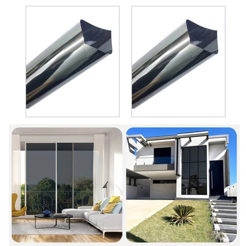 2-pak folii okiennych zapewniających prywatność, dekoracyjna ochrona ...