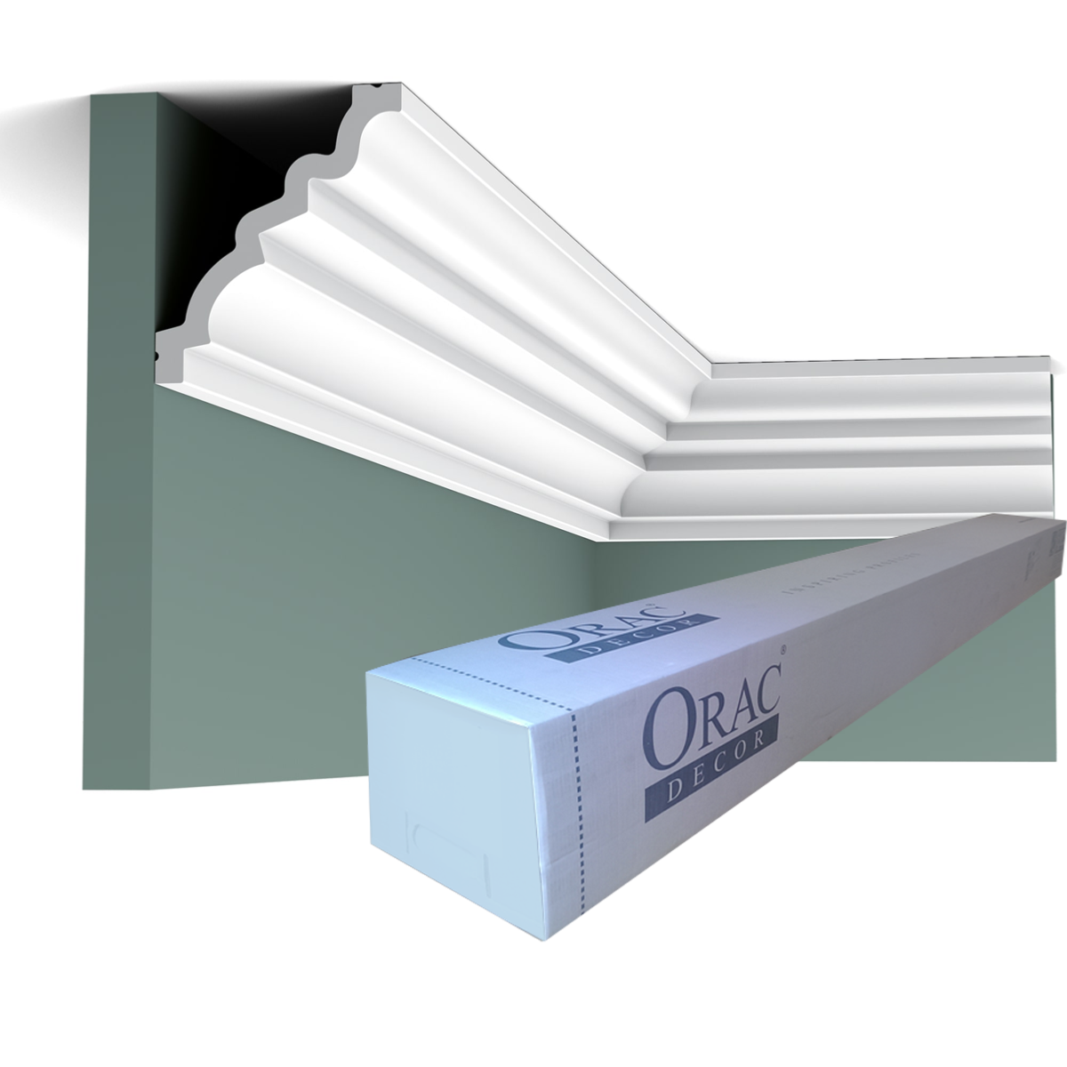 C326 MANOIR corniche plafond Orac Decor - 9,0x10,5x200cm (h x p x L ...