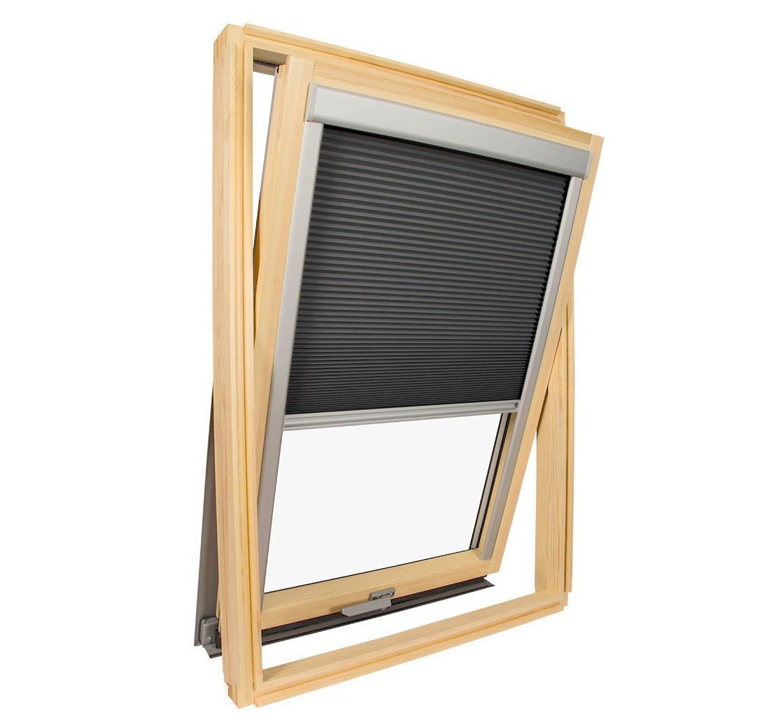 Cortina veneciana compatible con ventana de tejado VELUX ® CK02 - Gris ...