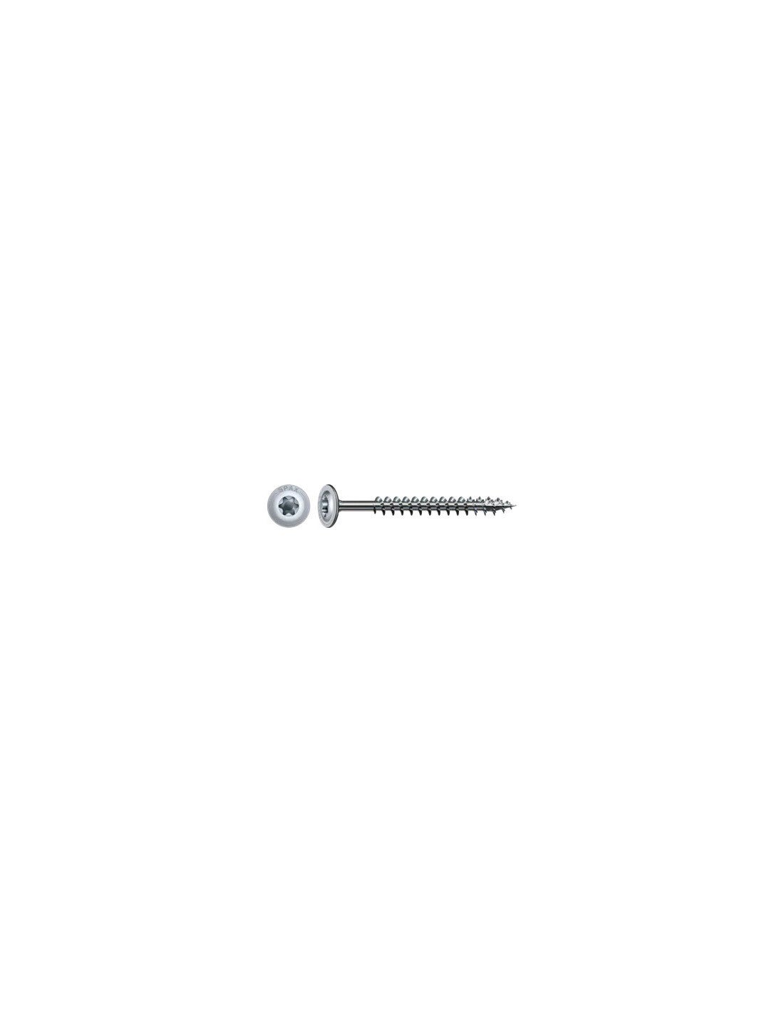 Spax Vis bois Tête disque TORX T40 8X100 Filetée sur 80 4CUT WIROX-1 ...