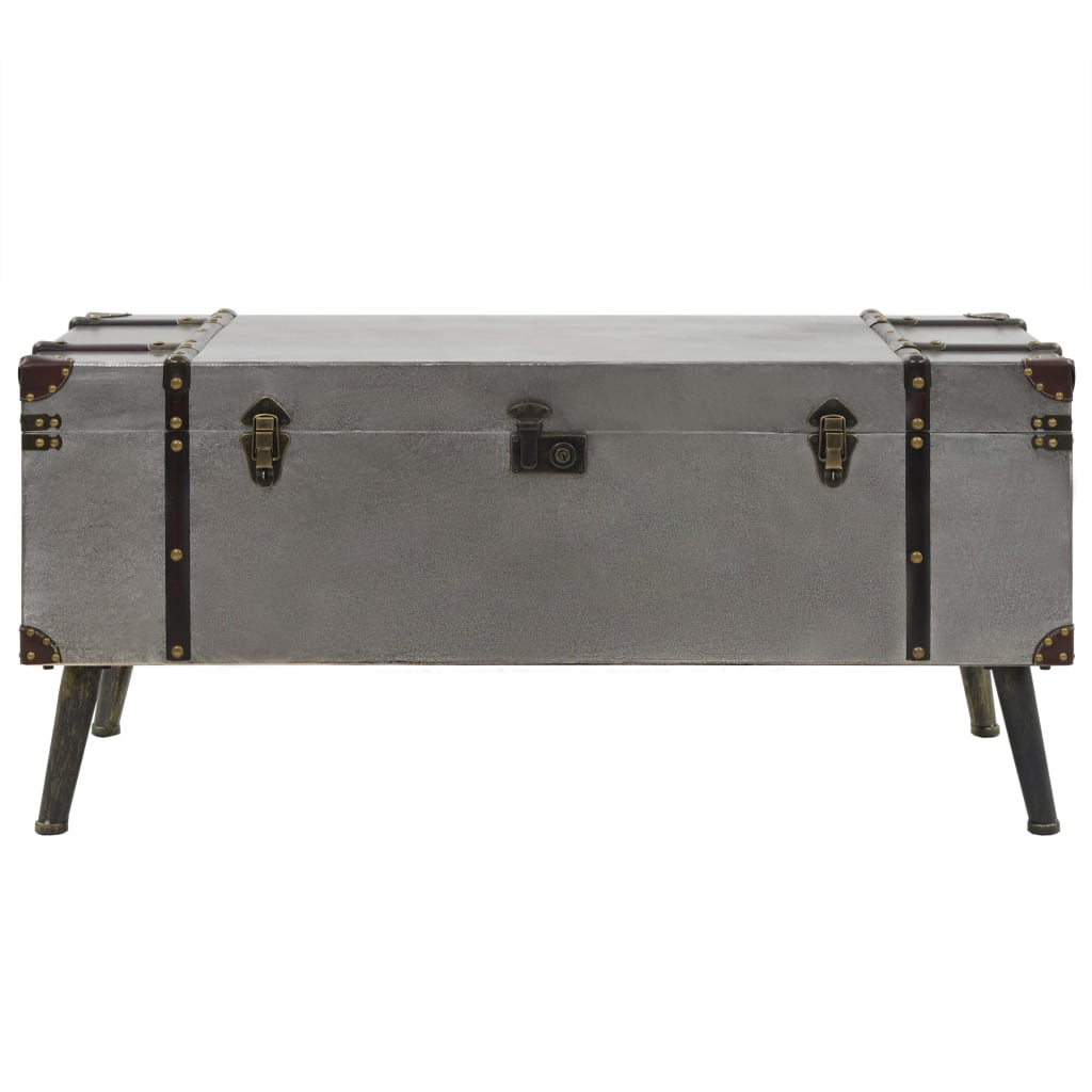 Table basse en MDF et aluminium 102x51x47,5 cm | Leroy Merlin