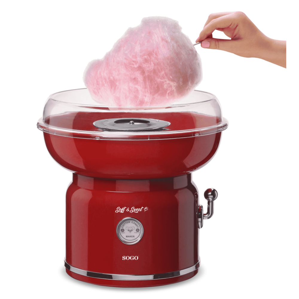 Macchina zucchero filato elettrica 500W, preparazione veloce con ...