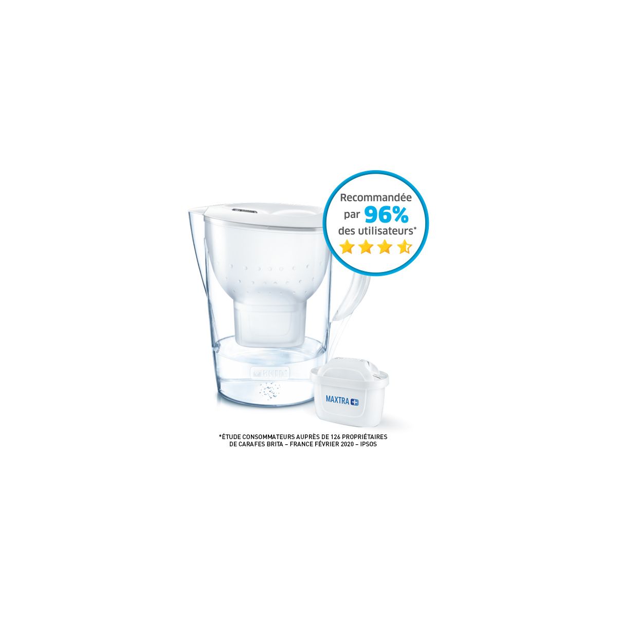 CARAFFA FILTRANTE MARELLA XL BRITA +1 FILTRO MAXTRA | Leroy Merlin