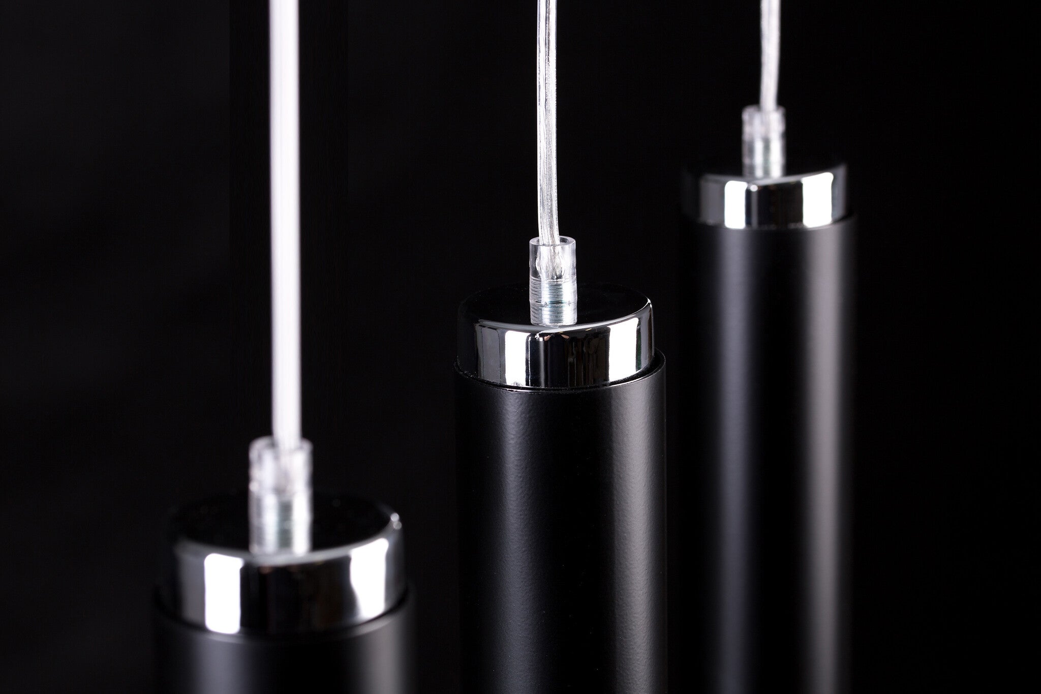 Vaxjo 3L suspension tubes noirs 3x GU10 | Leroy Merlin