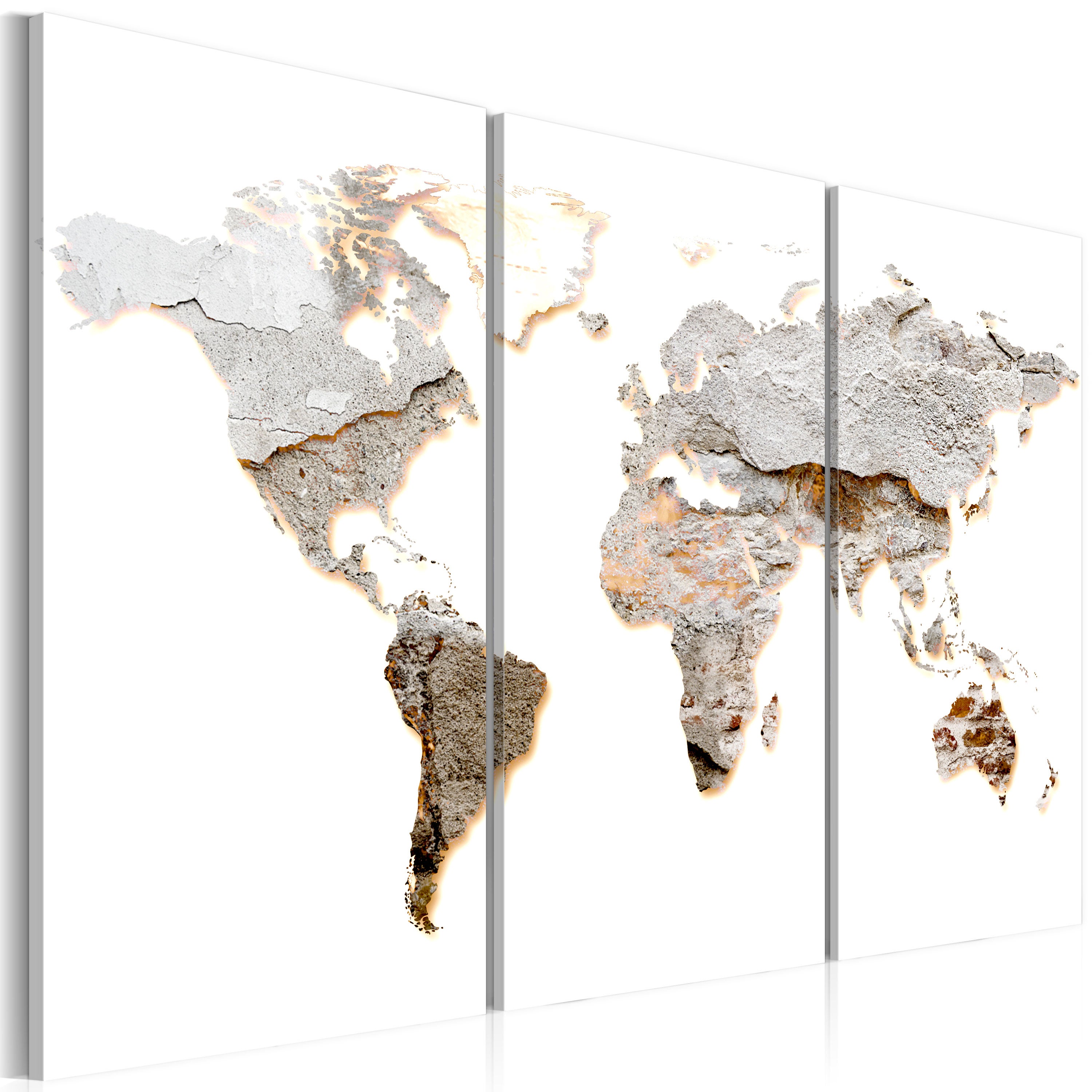 Tableau - Concrete Continents [120x80] | Leroy Merlin