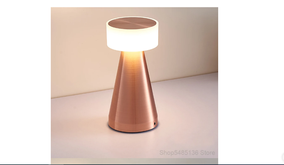 Lampe de Table LED Rechargeable USB, Lampe Tactile pour Restaurant ...