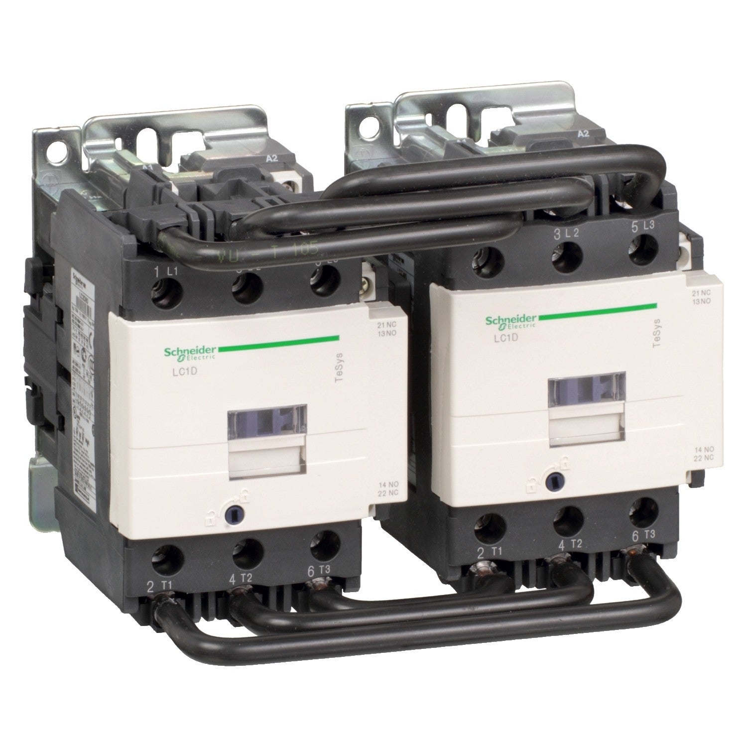 Lc2d80f7 Schneider - Contacteur Inverseur Tripolaire - 3no - 80a ...