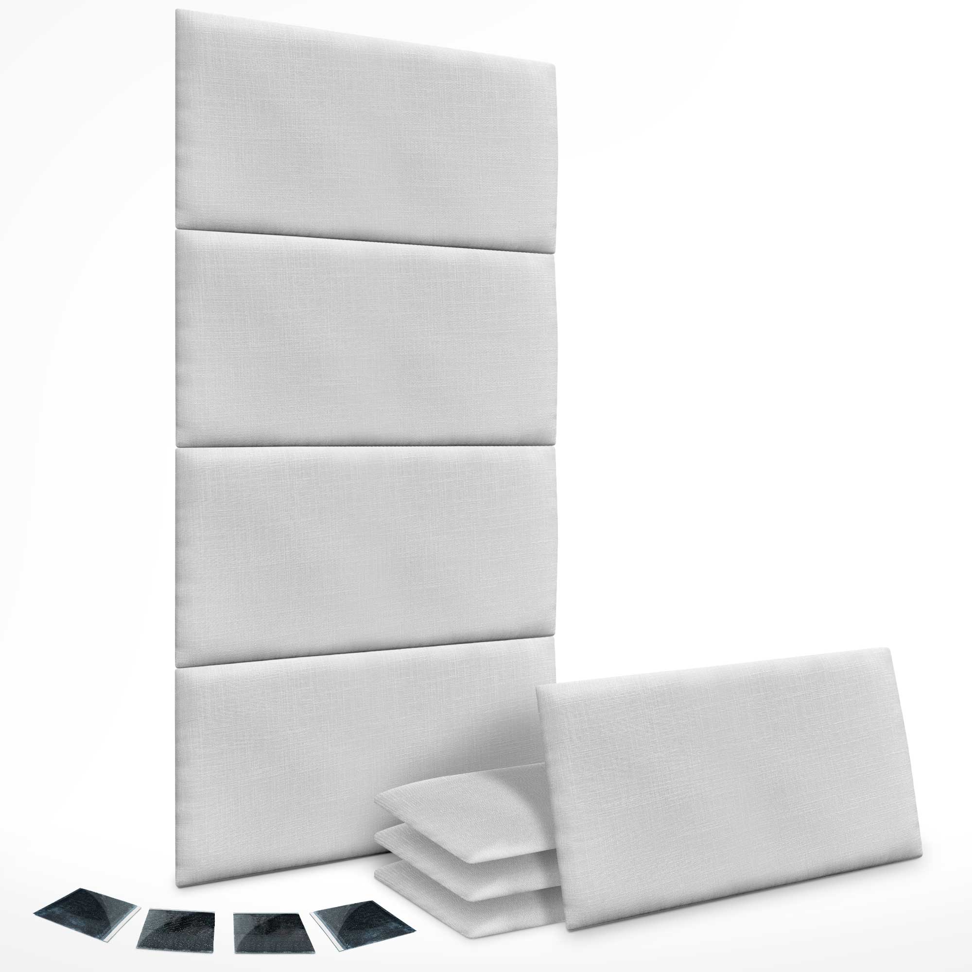 DHOME Juego de 8 Paneles Tapizados de Lino Pack Autoadhesivos para ...