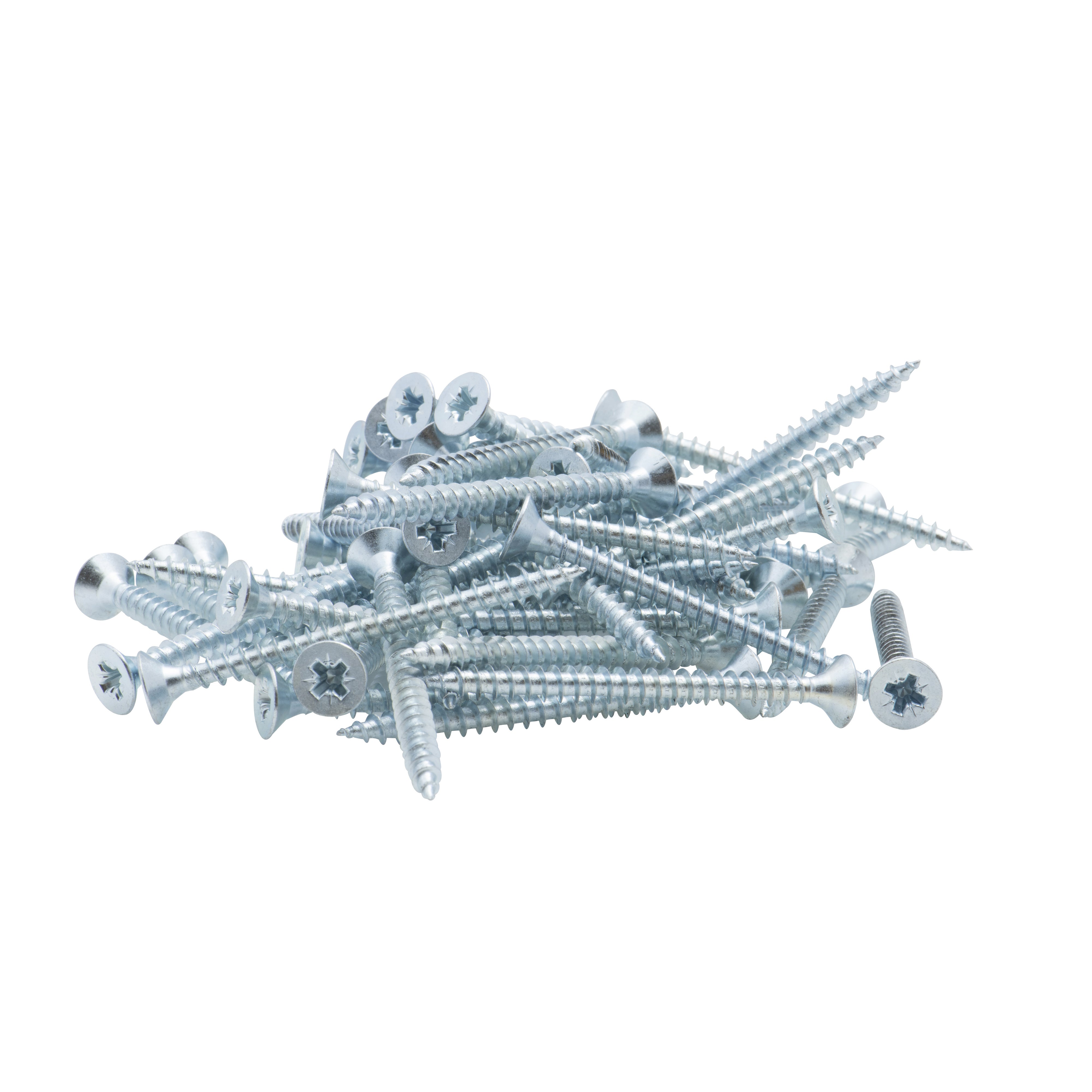 Vis à bois tête fraisée PZ zinguée Viswood filet partiel 5x80 mm (x50 ...