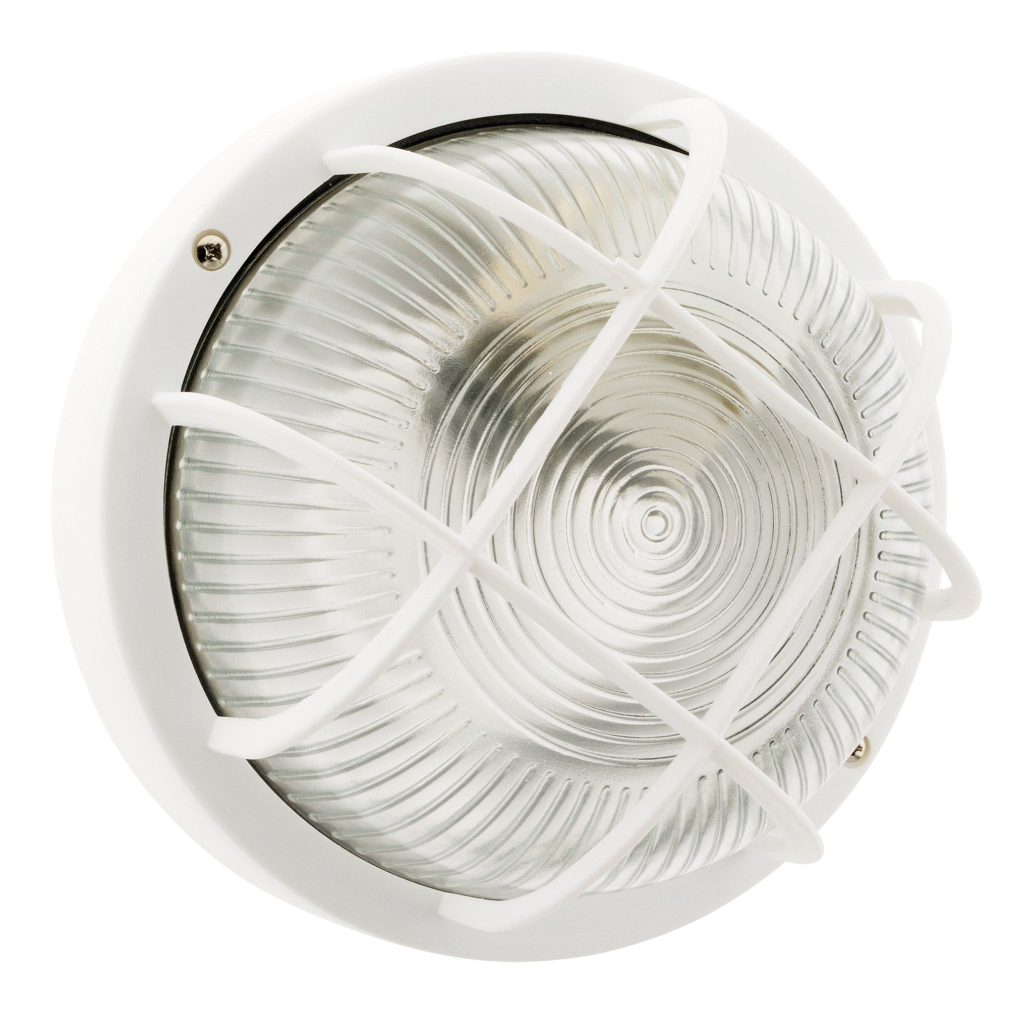 Hublot rond d'extérieur 5W IP44 avec ampoule LED - Blanc - Elexity ...