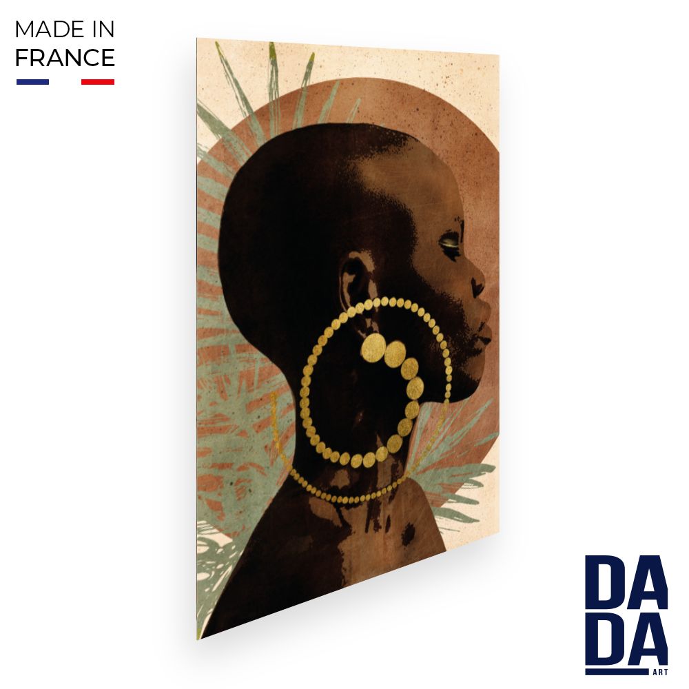 Affiche Élégante silhouette dorée / 60x80cm / Fabriqué en France / DADA ...