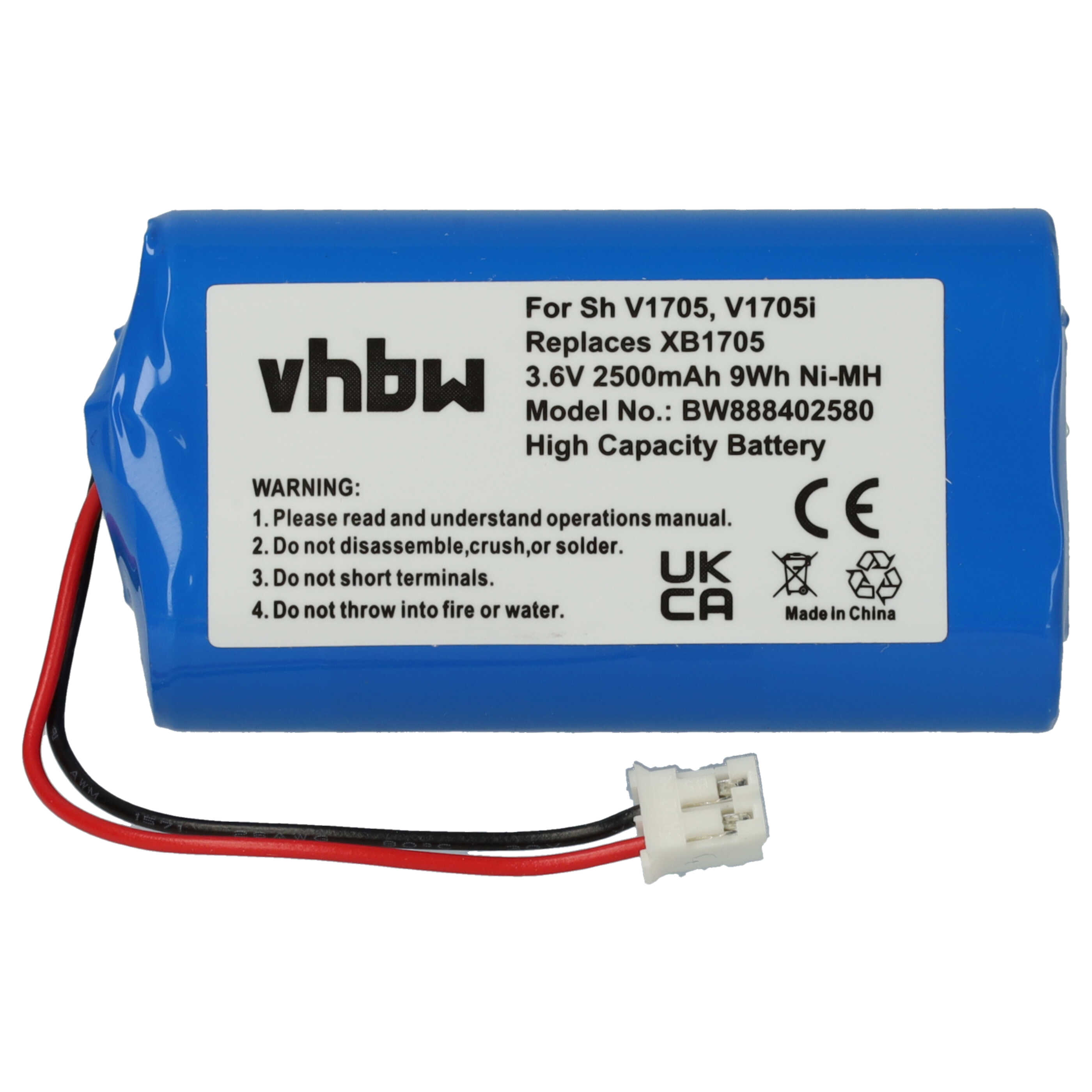 Vhbw Batterie compatible avec Euro Pro Shark V1705i, V1705 aspirateur ...