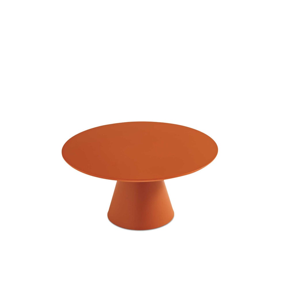 Table basse ronde polyvalente moderne cm Ø80x38h orange | Leroy Merlin