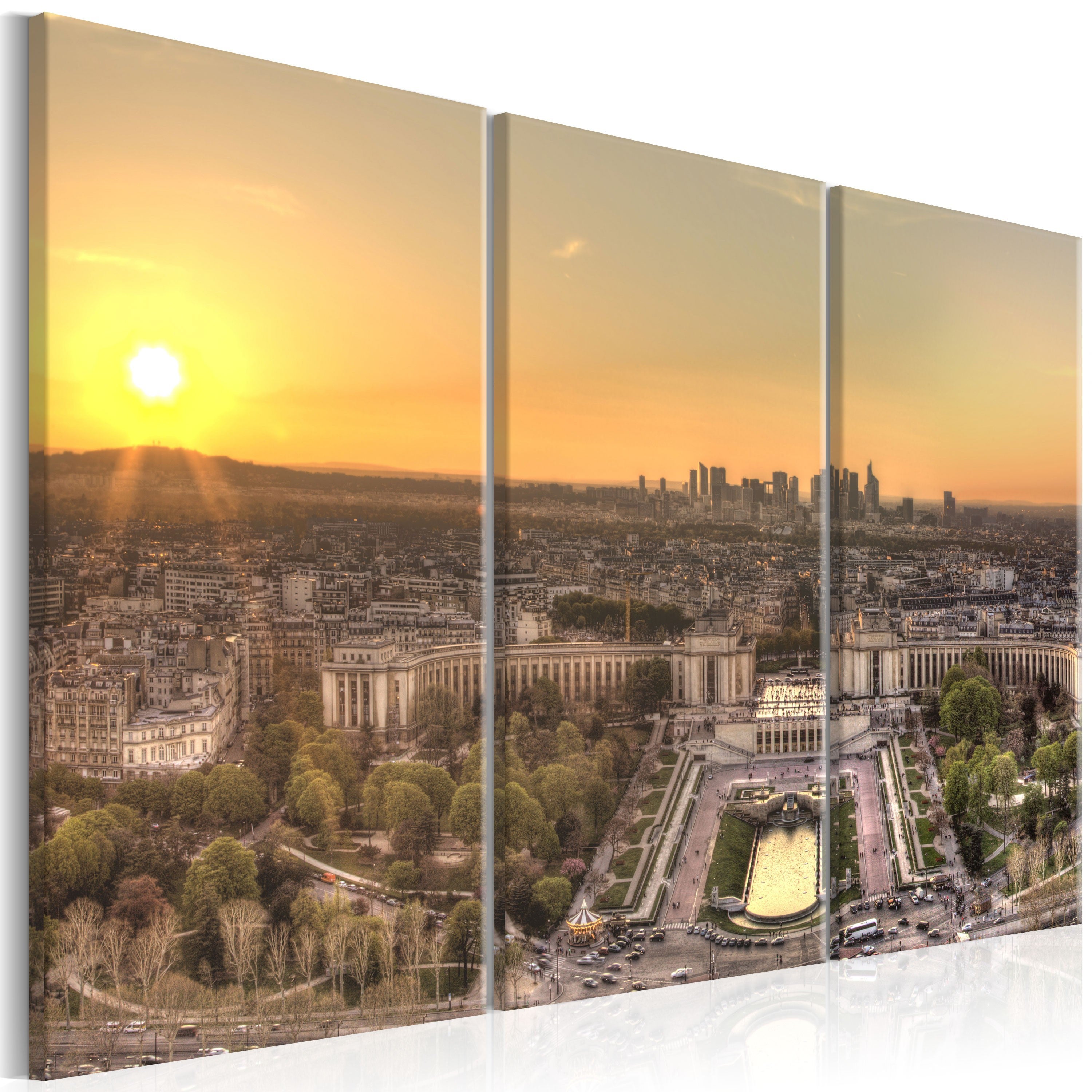 Tableau View from Eiffel Tower (3 Parts) - L 120 x H 80 cm | Leroy Merlin