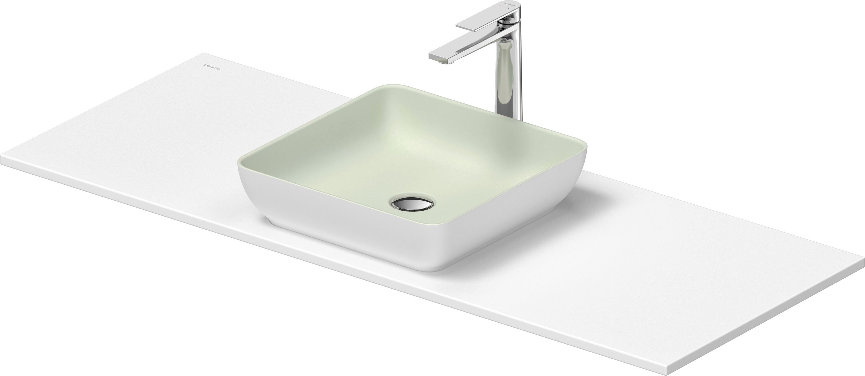 Duravit Sivida Set lavabos rectangulaires incl. console 1280x500x123mm ...