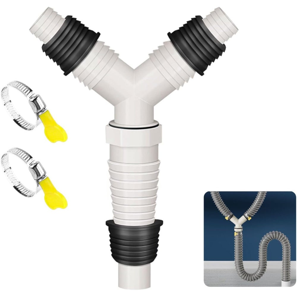 Adaptateur de vidange de sol pour machine à laver, raccord en T anti ...