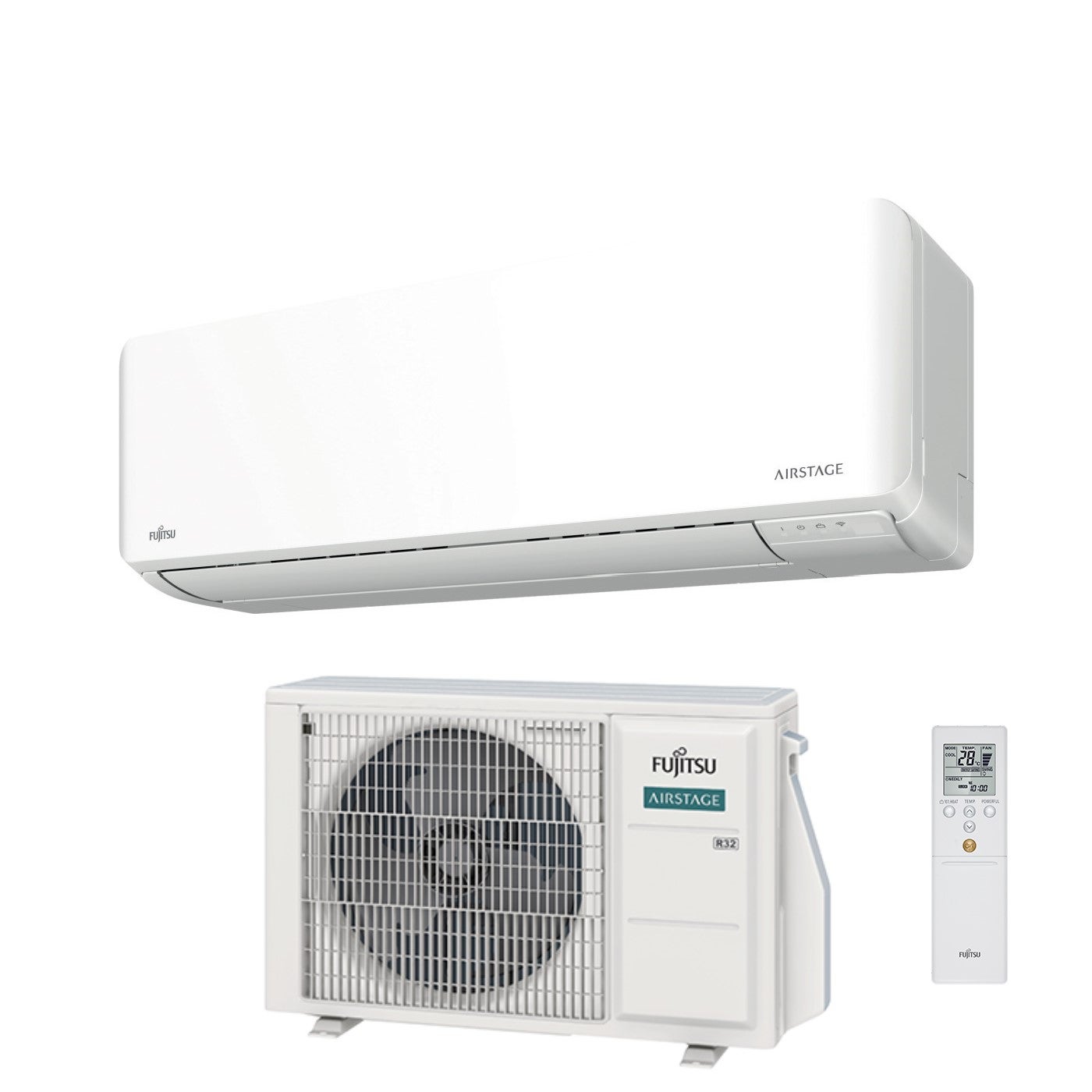 Climatizzatore Condizionatore Fujitsu Inverter Serie Km 9000 Btu ...