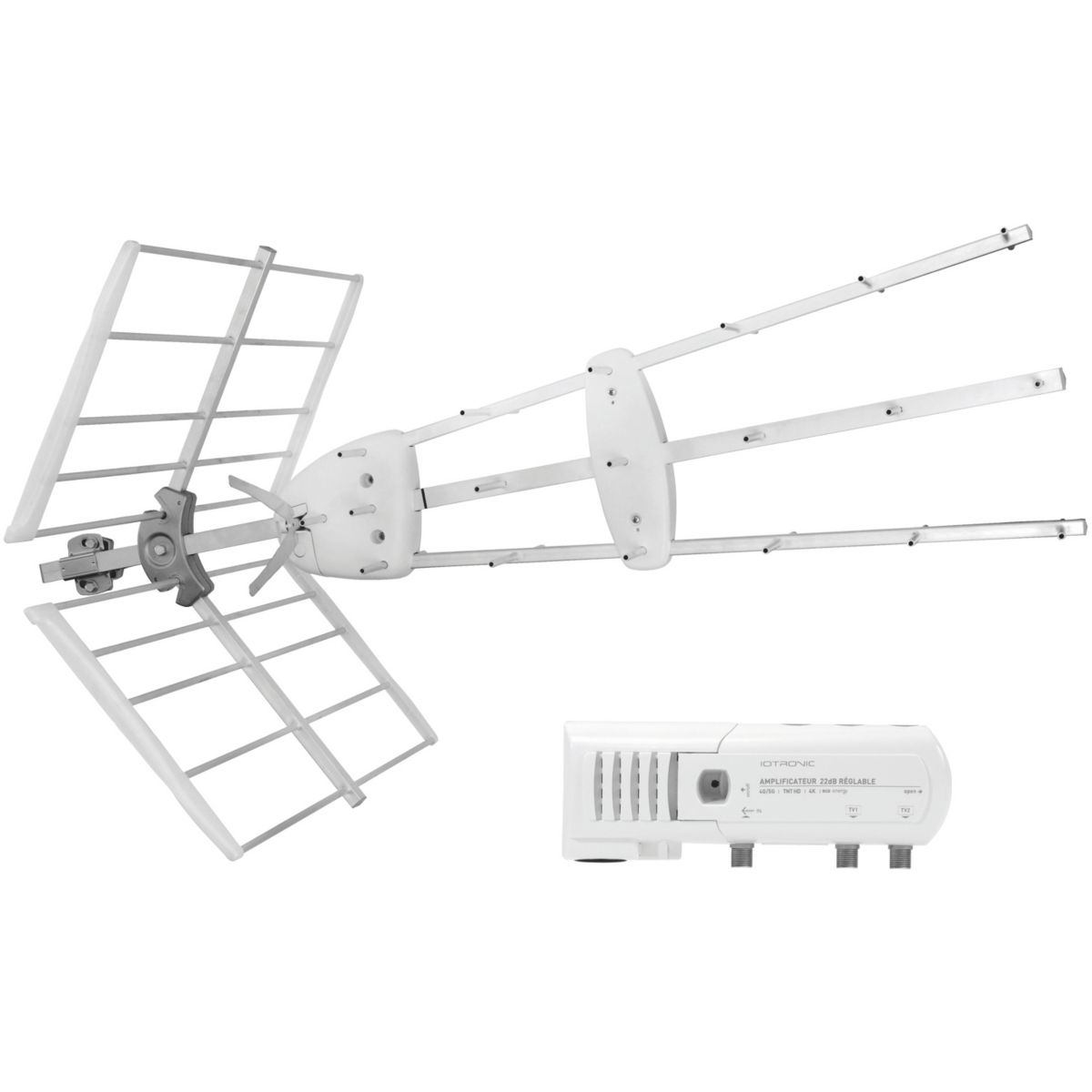 Antenna TV da esterno tnt-hd IOTRONIC 38 dB | Leroy Merlin
