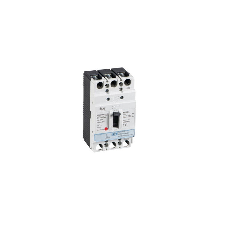 Disjoncteur Compact MCCB KMCCB - 125A, IP20, 50Hz, 800V, 380/415V ...