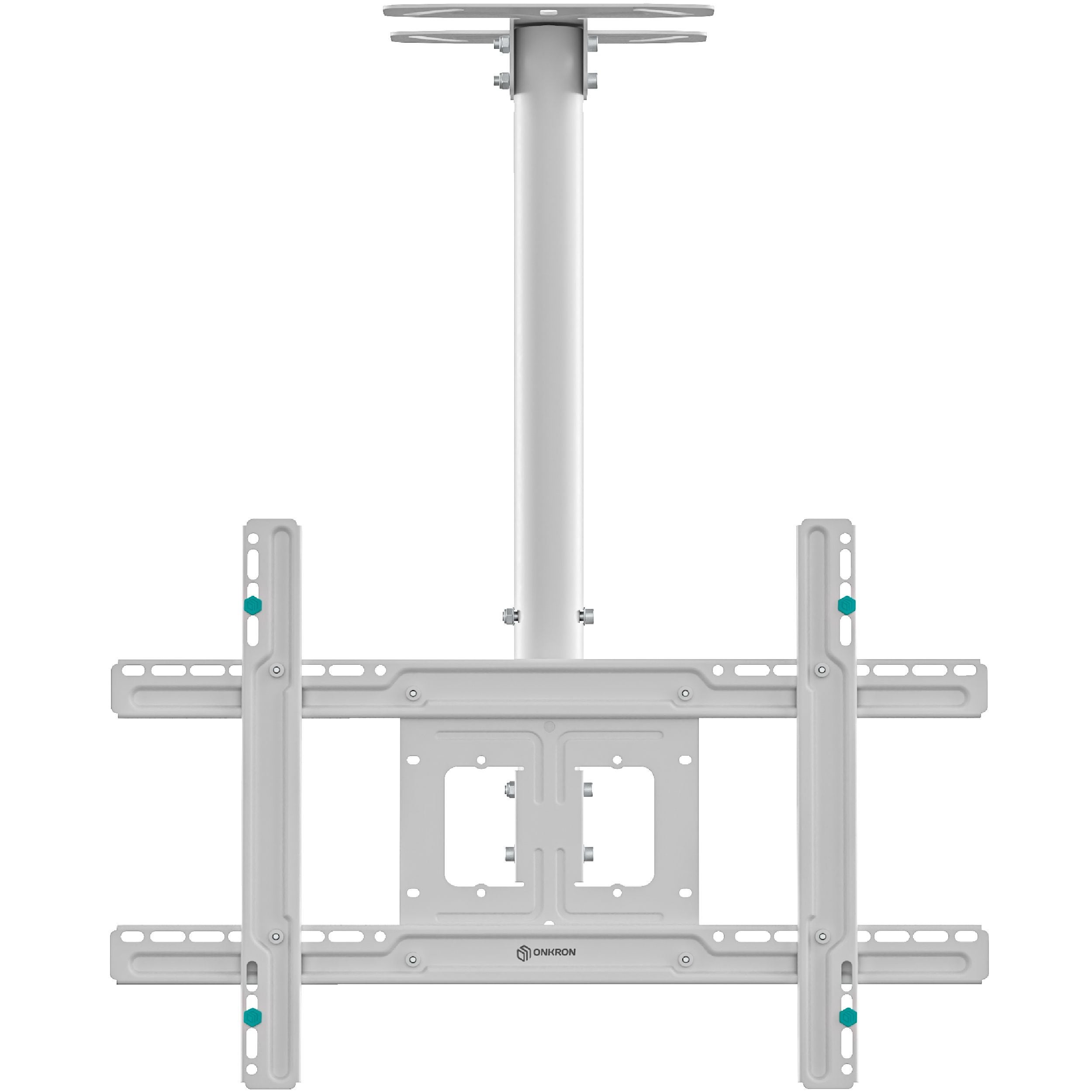 ONKRON Support TV Plafond Blanc 32-80 Pouces, jusqu'à 68 kg, VESA ...