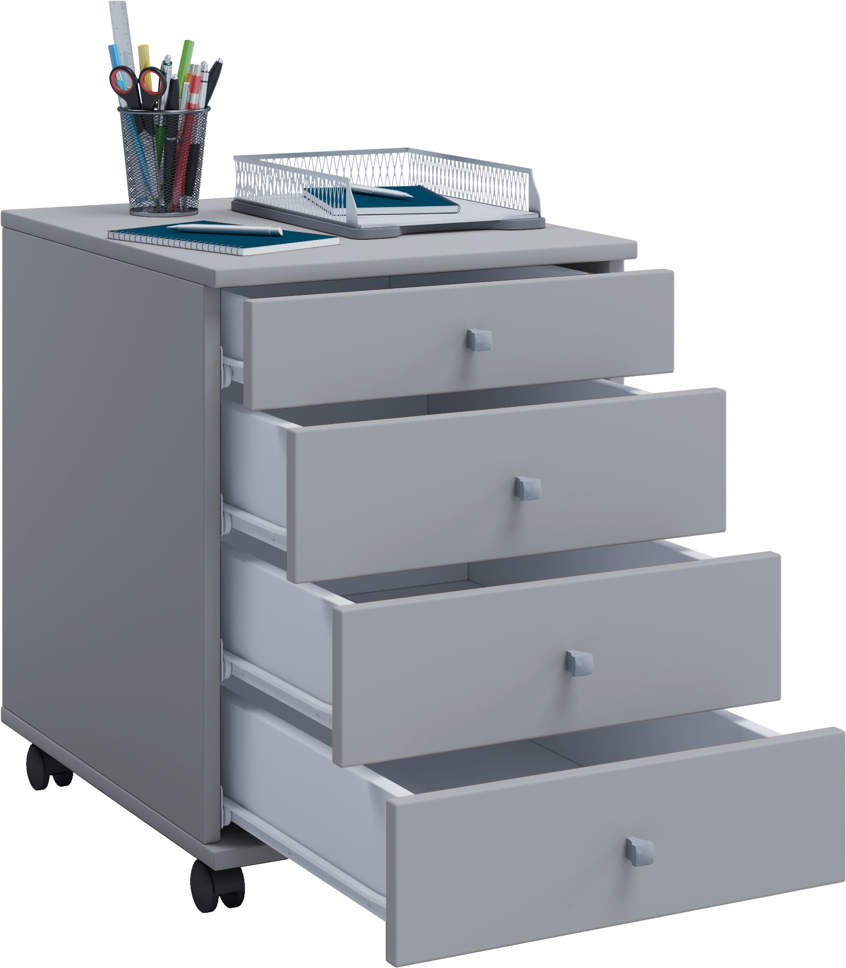 Caisson en bois à roulettes tiroir Lona | Leroy Merlin