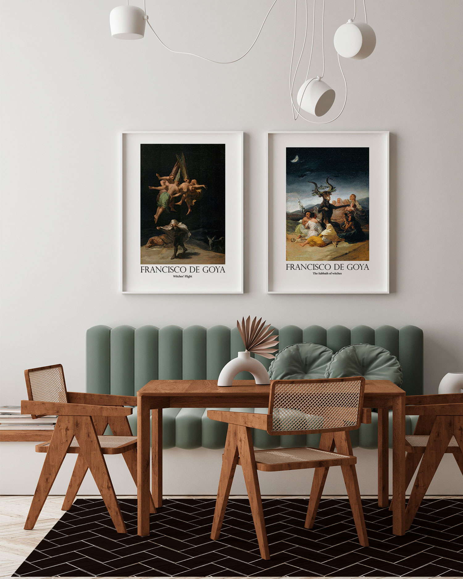 Panorama Tapis du Sol - Modèle Mosaïque de Briques Noires 80x250 cm ...