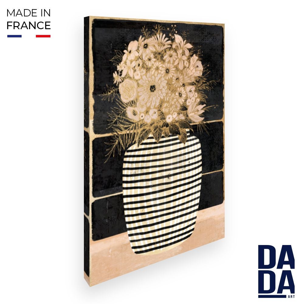 Toile Fleurs vase / 50x70cm / Fabriqué en France / DADA ART | Leroy Merlin